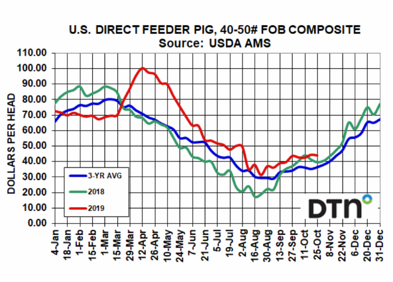 Hog Market, Compared to a Year Ago - Canadian Hog Journal